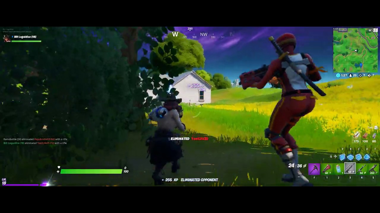 Ridiculous Fortnite Chapter 2 Double Kill Luck - YouTube