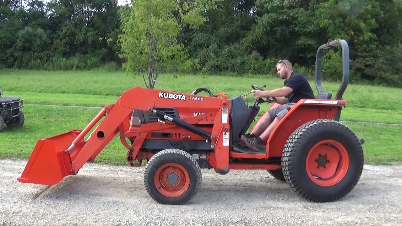 1997 KUBOTA L3600 4X4 TRACTOR WITH LOADER - YouTube
