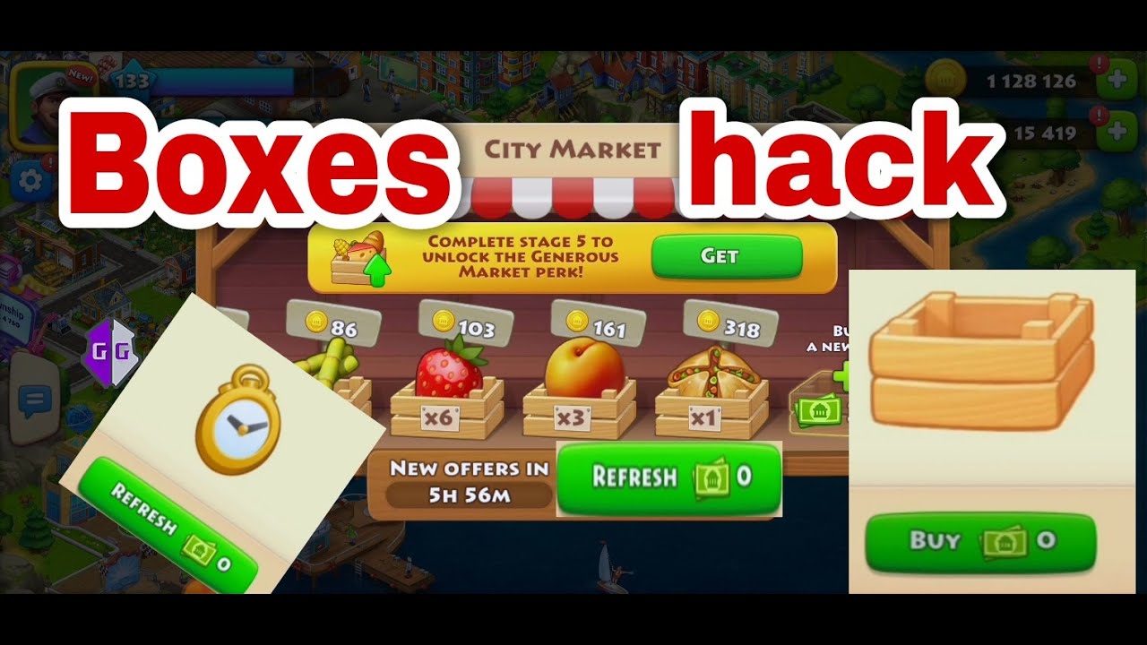 Township City Market Max Boxes Unlimited with Gameguardian 🔥🔥 2022 ...