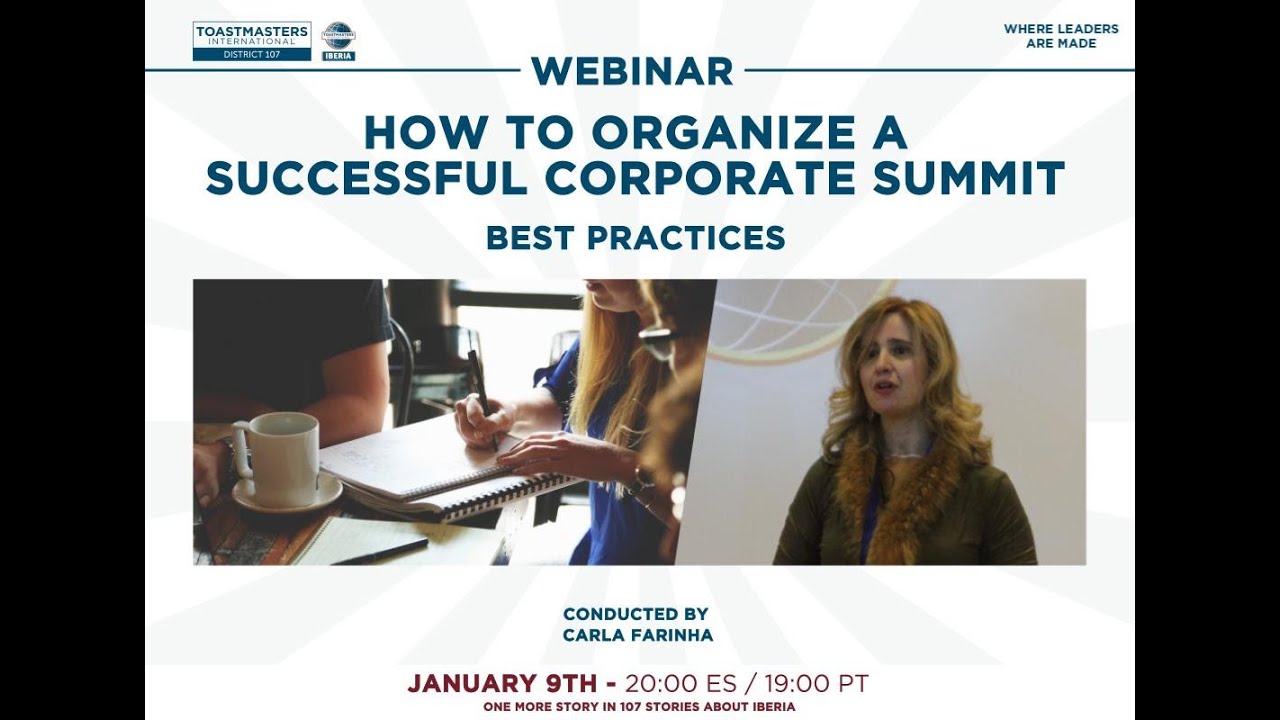 How to organize a successful corporate summit? - YouTube
