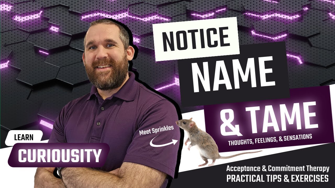 ACT Exercises: How To Use Curiosity As An ACT Therapeutic Tool - YouTube