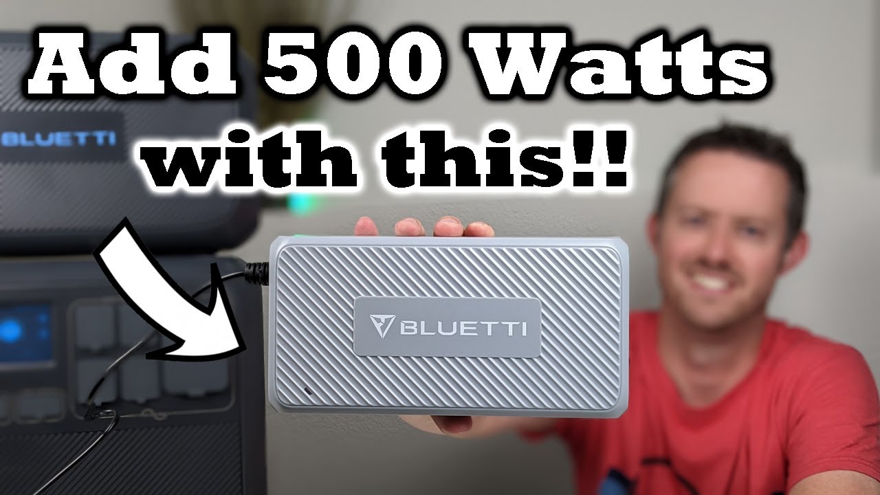 Bluetti D050S - Adding 500 Extra Watts From Solar Panels?! - Charging ...
