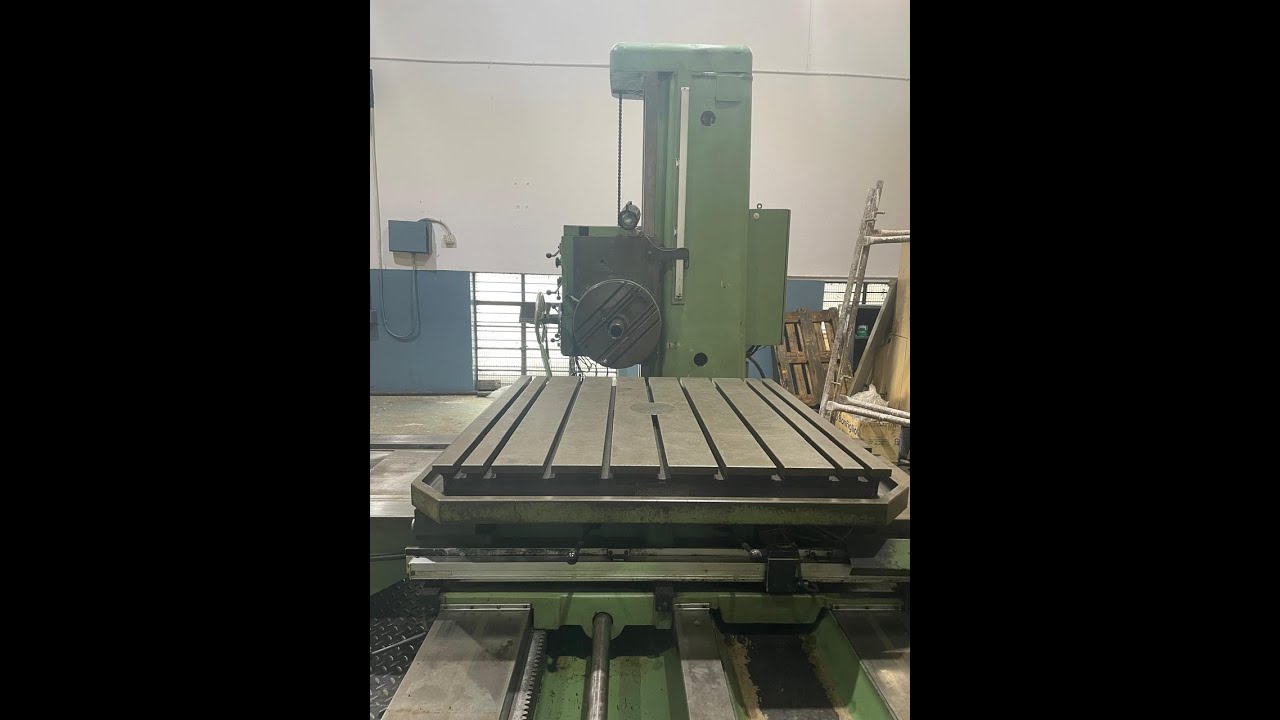 TOS W100 A HORIZONTAL BORING MACHINE - BY SATISH ENGINEERING - YouTube