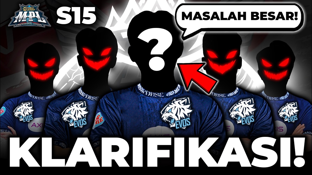 MASALAH BESAR!! TIM EVOS SAMPE KLARIFIKASI!!!😱🔥| MPL Indonesia, EVOS TV ...