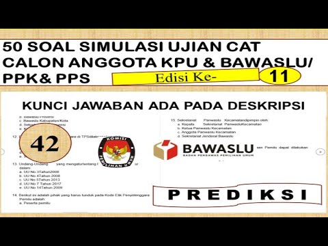 Part 42 | (501-550) Simulasi Computer Assisted Test (CAT) Calon Anggota ...