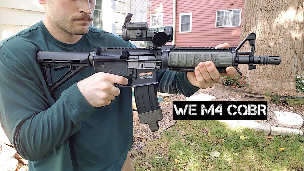 WE-Tech M4 CQBR GBBR - YouTube
