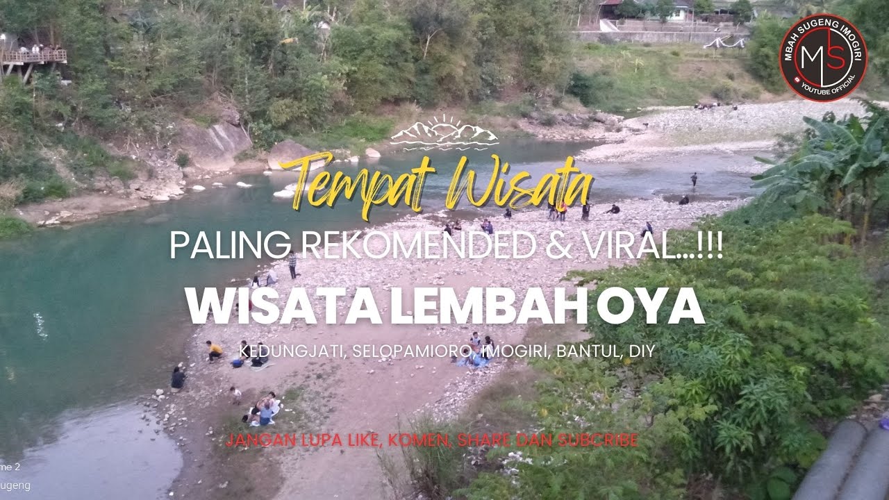 Wisata Lembah Sungai Oya Kedungjati, Selopamioro, Imogiri, Bantul ...