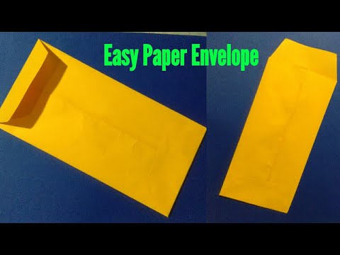 How to make an envelope l Origami l Easy paper cutting l Step by step l ...