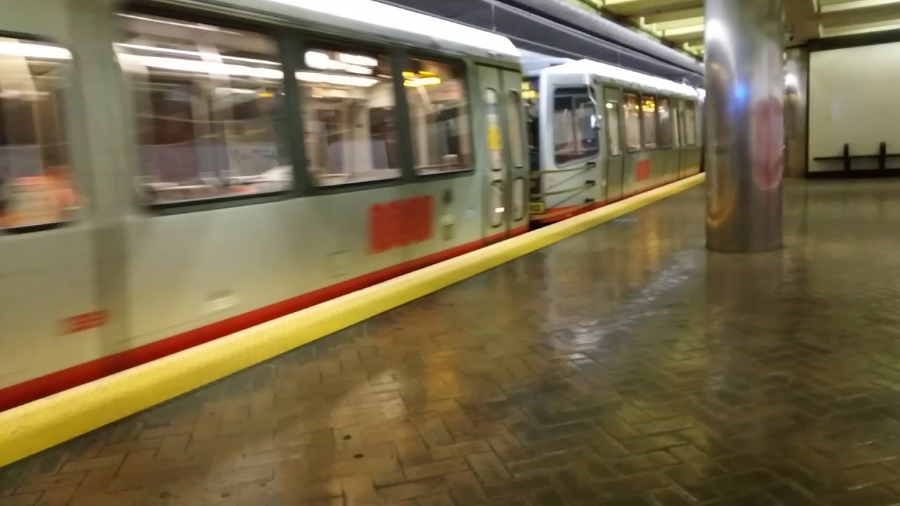 SF Muni 2-Car Breda LRV Train 1455+1515 on Route KT Ingleside/Third ...