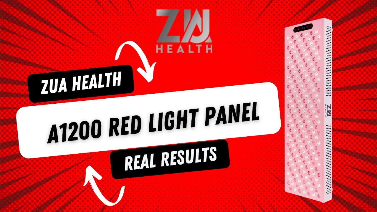 Zua Health A1200 Red Light Therapy Panel - YouTube