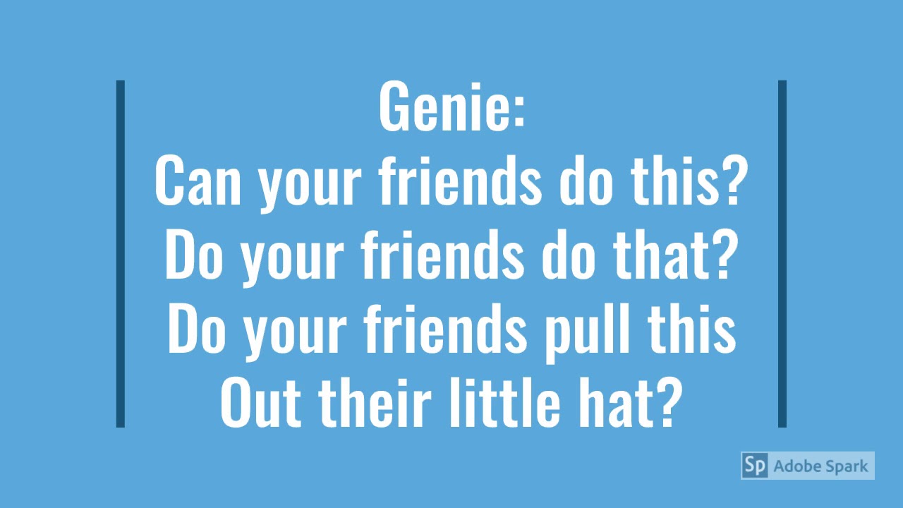 Friend Like Me Lyric Video Aladdin Kidz - YouTube