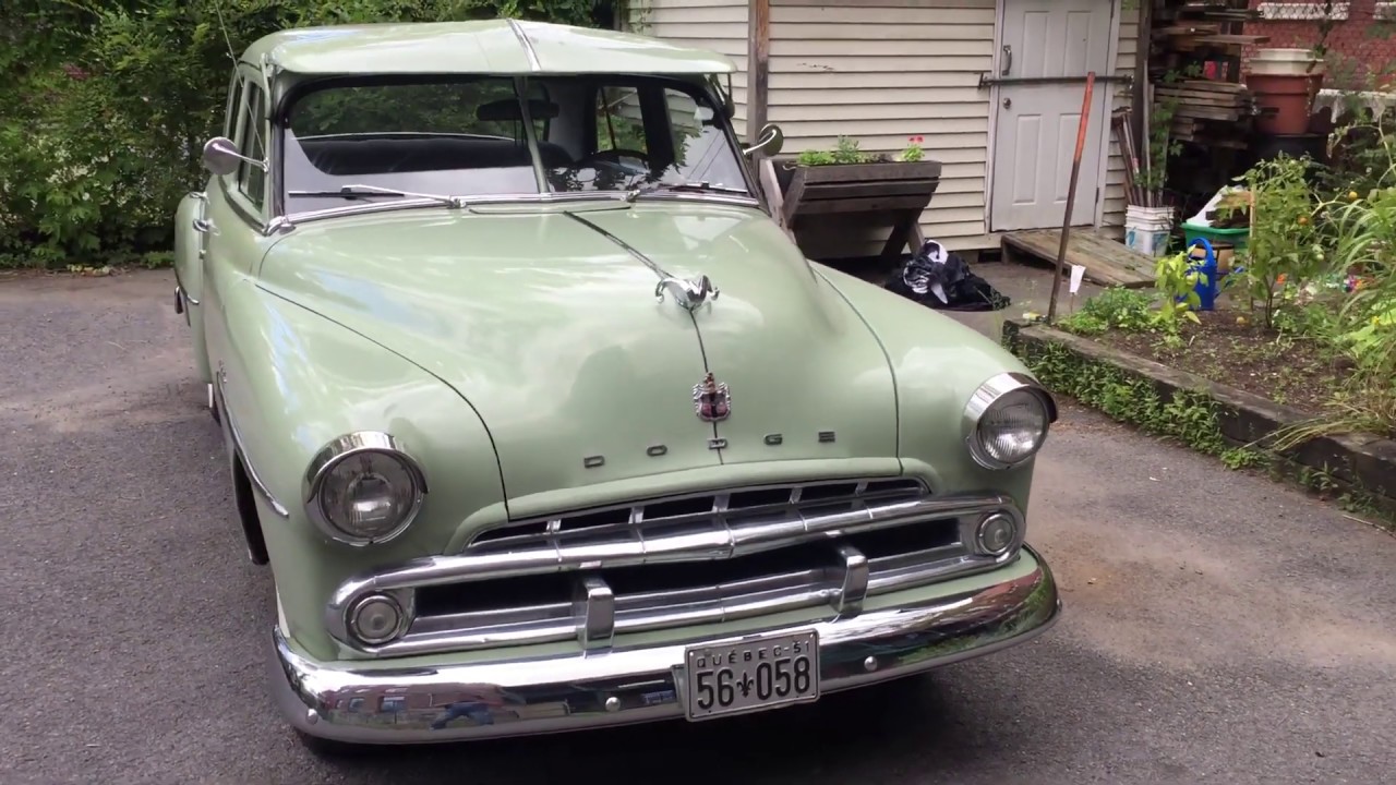 1951 Canadian Dodge Crusader (Plodge) - YouTube