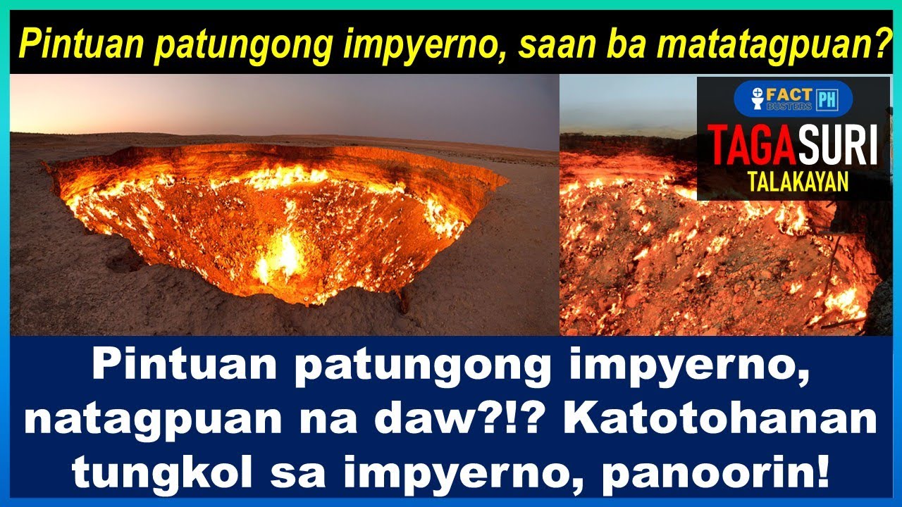 Pintuan patungong impyerno, natagpuan na? Ang pagtalakay tungkol sa ...