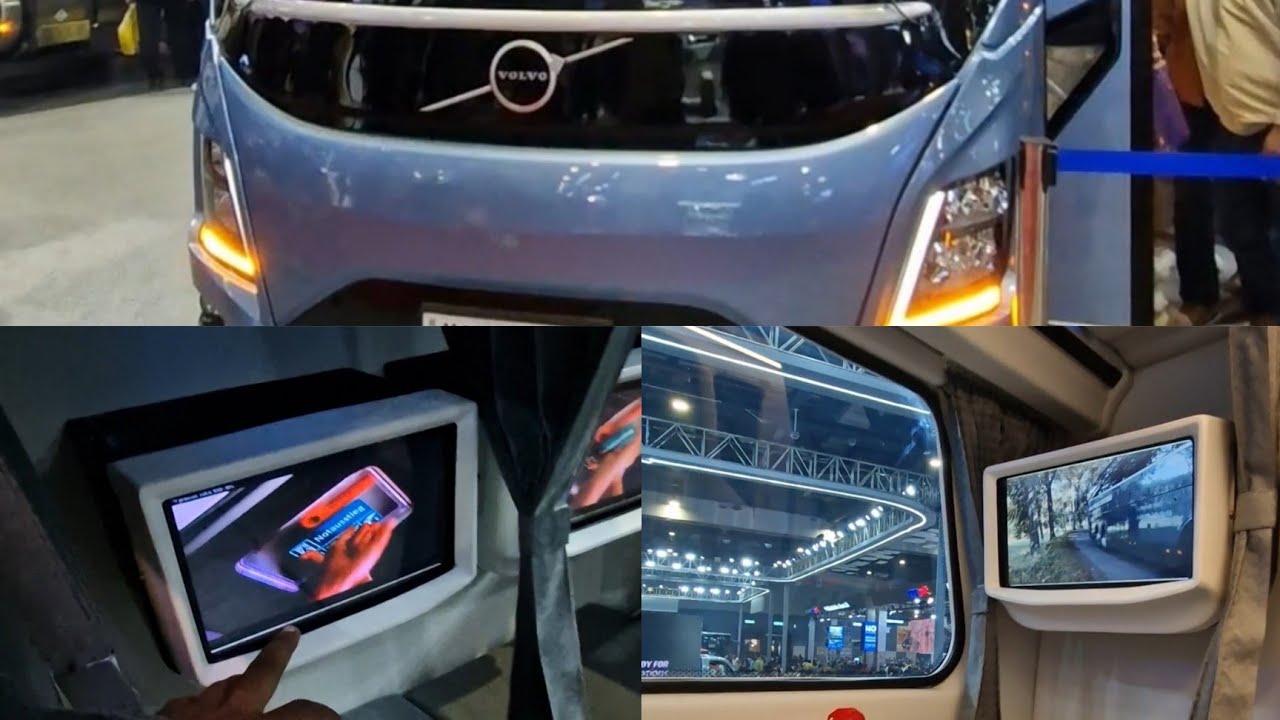 Volvo 9600 sleeper luxury bus walkaround review | Auto Expo 2025 ...