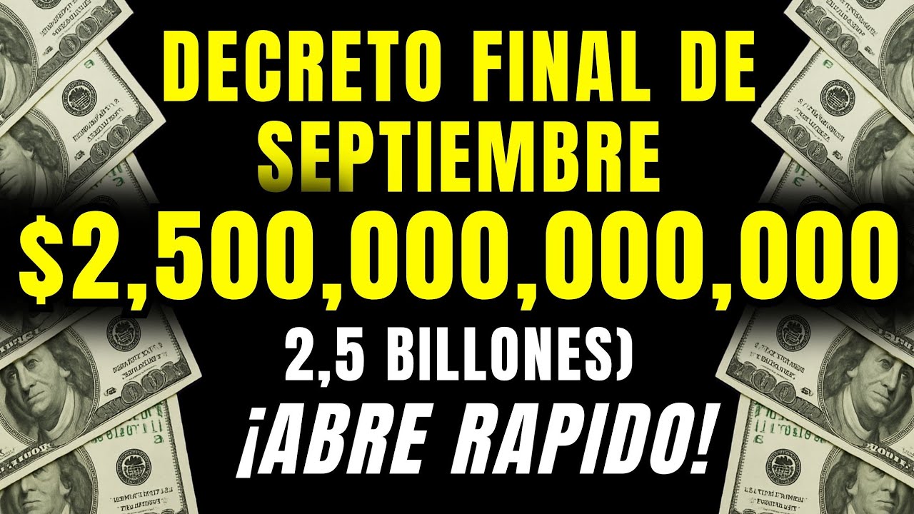 💰🙏Dios dice: ¡FELICIDADES! ¡$2.5 billones son tuyos HOY! - ¡Decreto ...