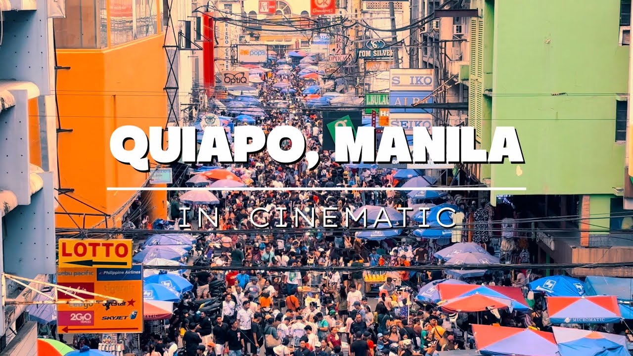 [4K HDR] Cinematic View of Quiapo, Manila, Philippines | Streets of ...