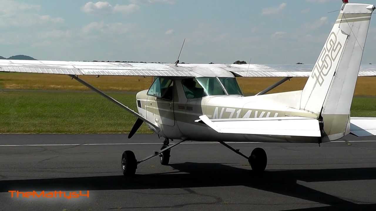 First Solo Cross Country Landing Solberg Airport - YouTube