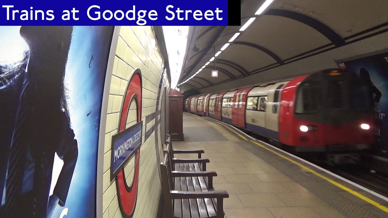 London Underground: Northern line Trains at Mornington Crescent - YouTube