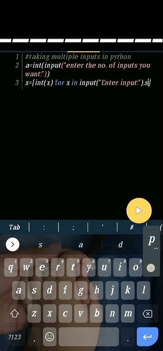 Taking Multiple Inputs In A Single Line Using Pythonpython Helpershorts Python Coding