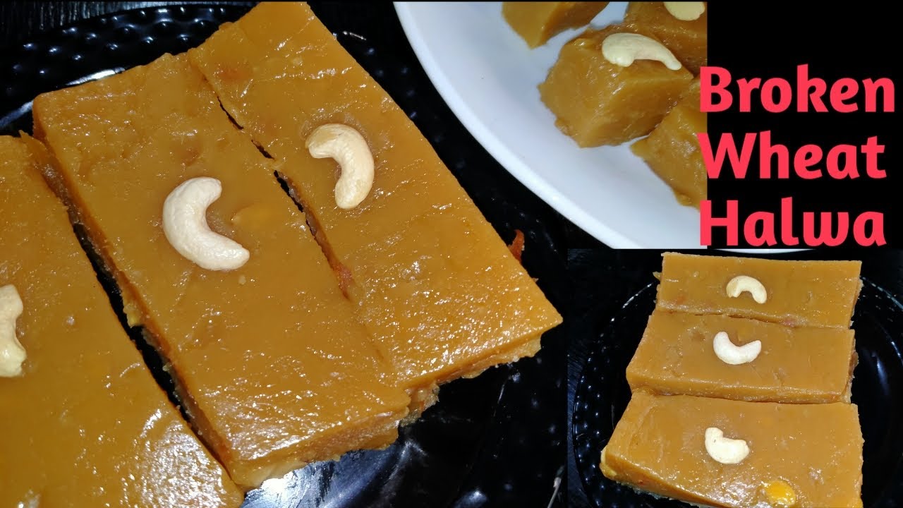 Nurukku Gothambu Halwa Recipe ||നുറുക്ക് ഗോതമ്പ് ഹൽവ || Broken Wheat ...