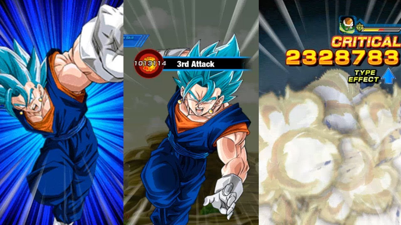 FIRST LOOK AT LR VEGITO BLUE 18 Ki SUPER ATTACK! Dragon Ball Z Dokkan ...