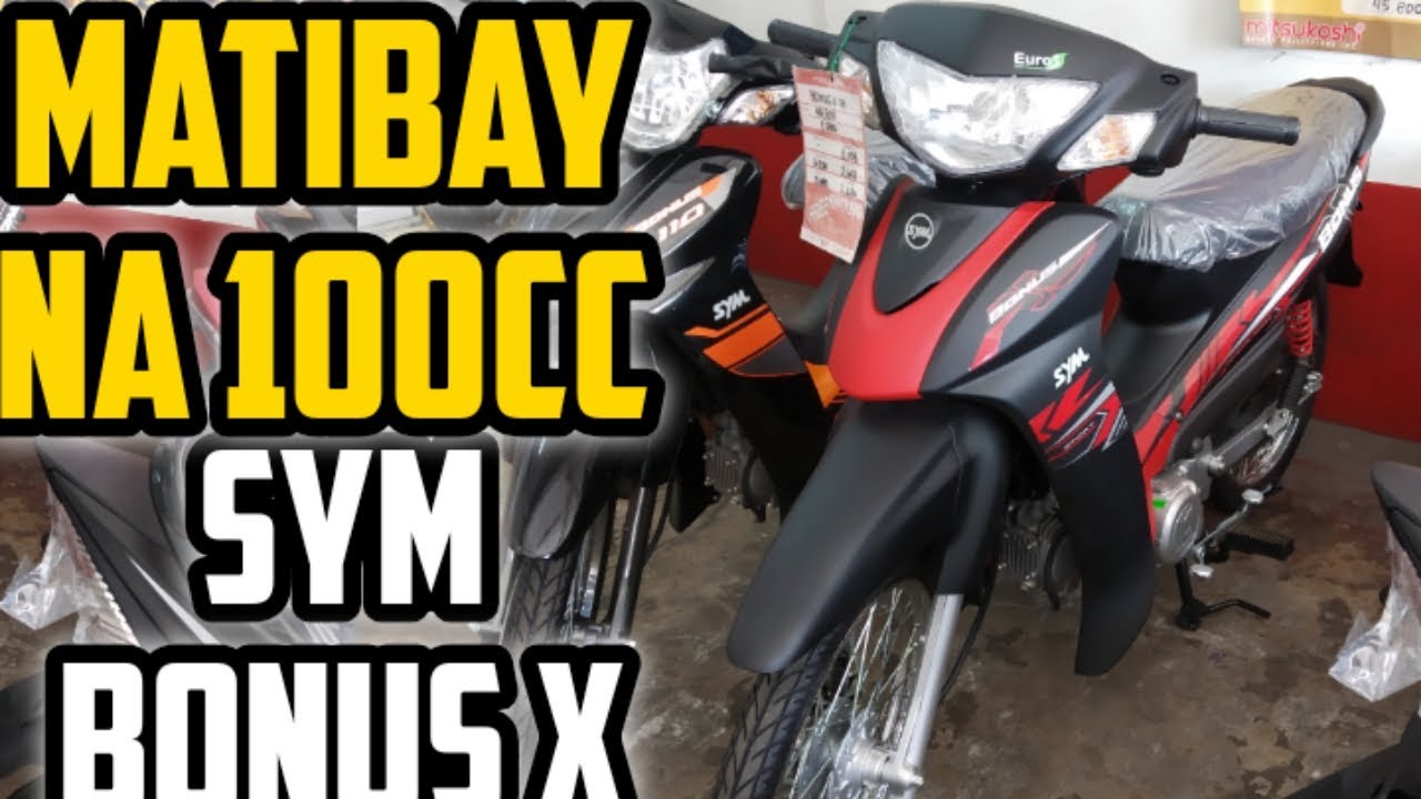 SYM BONUS X 100 PRICE AND SPECS REVIEW - YouTube