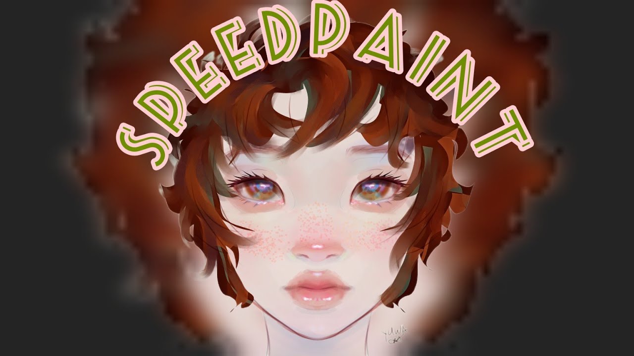 SpeedPaint semi realistic jelly art style portrait#digitalart # ...
