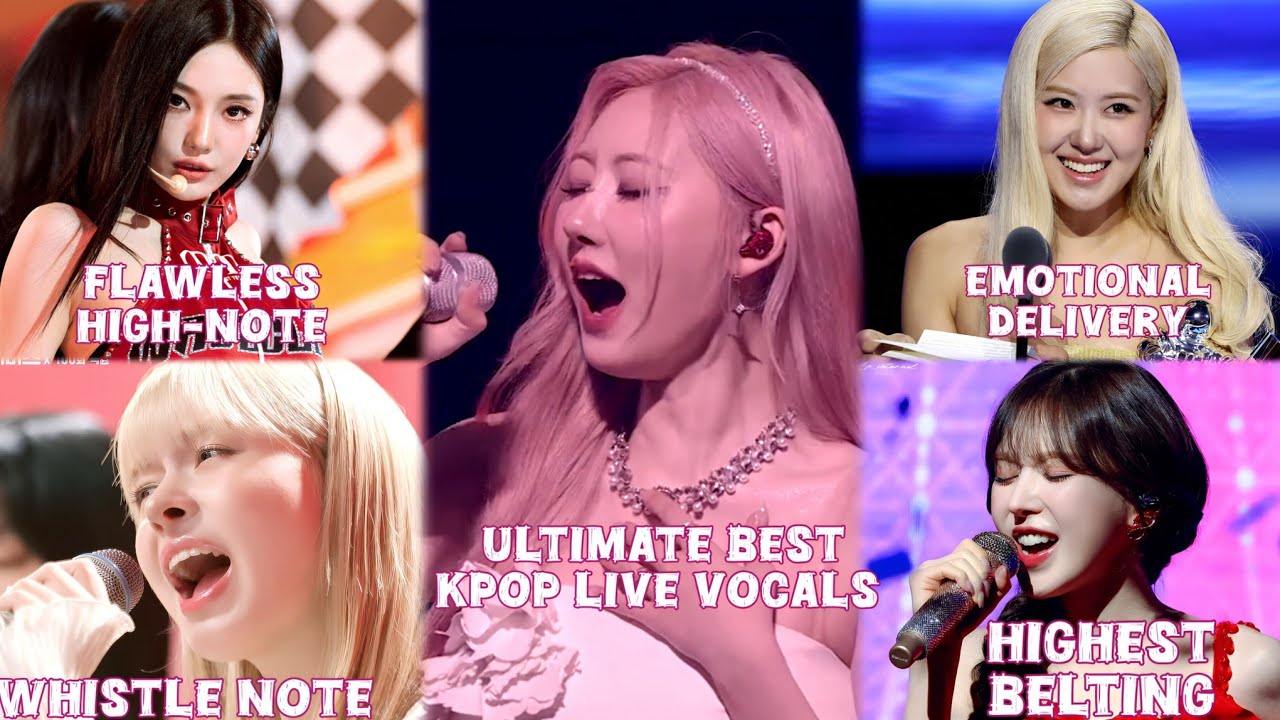 K-POP IDOLS ULTIMATE BEST LIVE VOCALS COMPILATION - YouTube