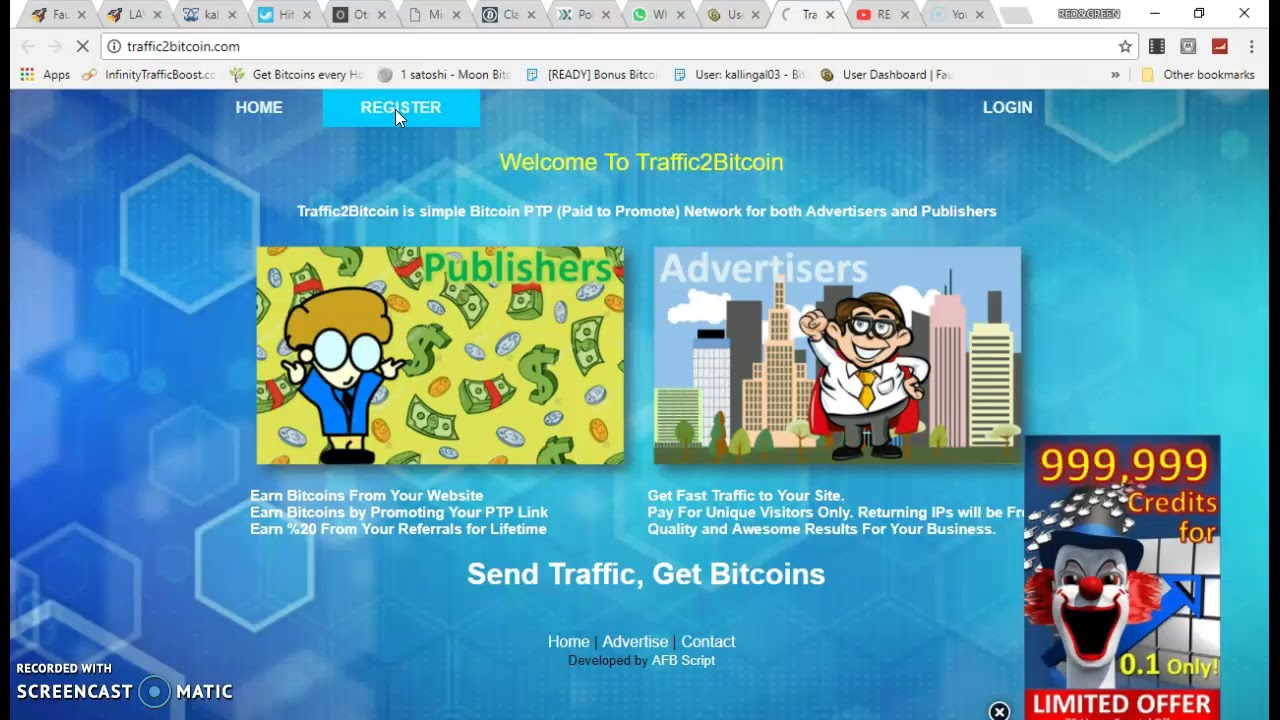 FREE BITCOIN EARN EVERY DAY 5700 SATOSHI & WEB SITE ERARN MALAYALAM ...