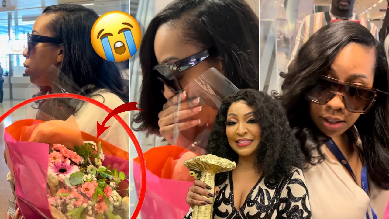 Zeyna ndour débarque et craque à l’aéroport Attendant le trophée de sa ...