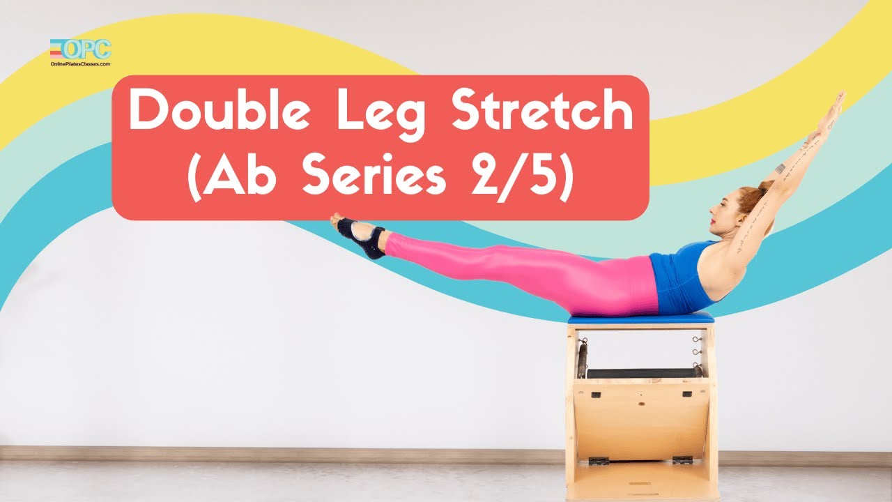 Double Leg Stretch (Ab Series 2/5) on the Wunda Chair | Online Pilates ...