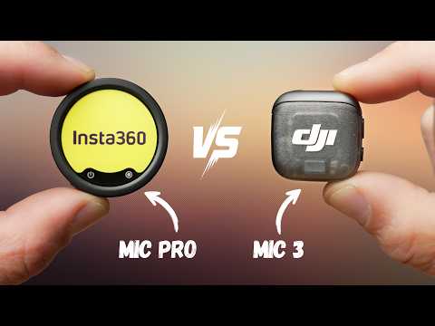 Insta360 Mic Pro vs DJI Mic 3 The Best Wireless Mic!