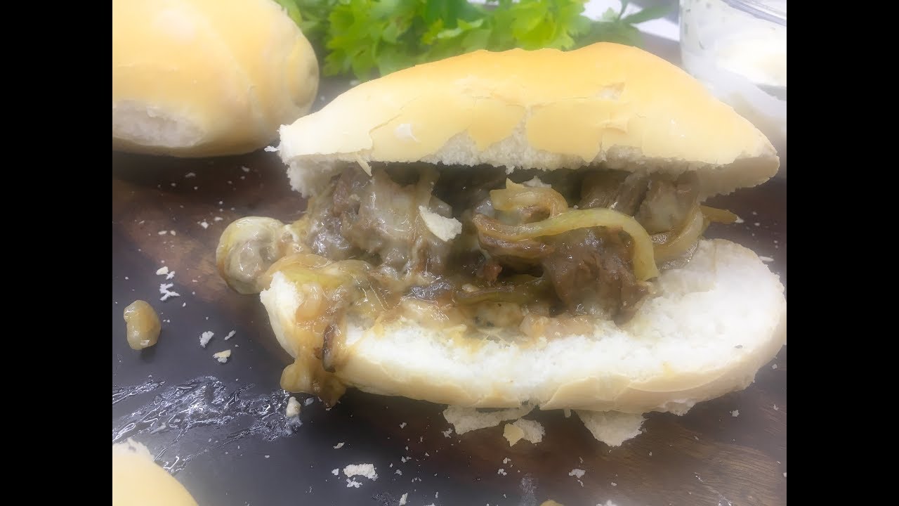 Sanduíche de Filé mignon com queijo - YouTube
