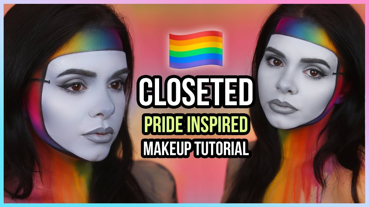 🏳️‍🌈PRIDE Inspired Makeup Tutorial 🏳️‍🌈unter der Maske - YouTube