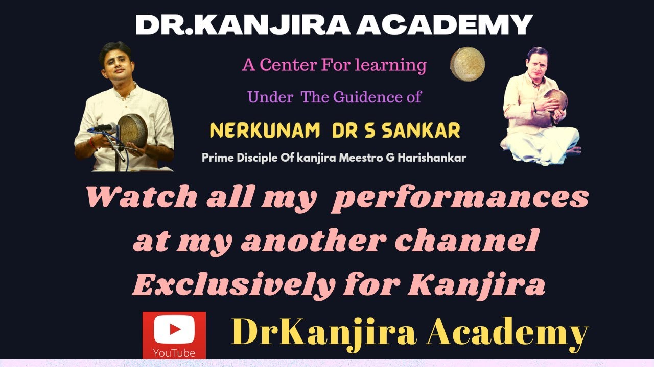 Introducing Dr Kanjira Academy | exclusive Channel For Kanjira!! - YouTube
