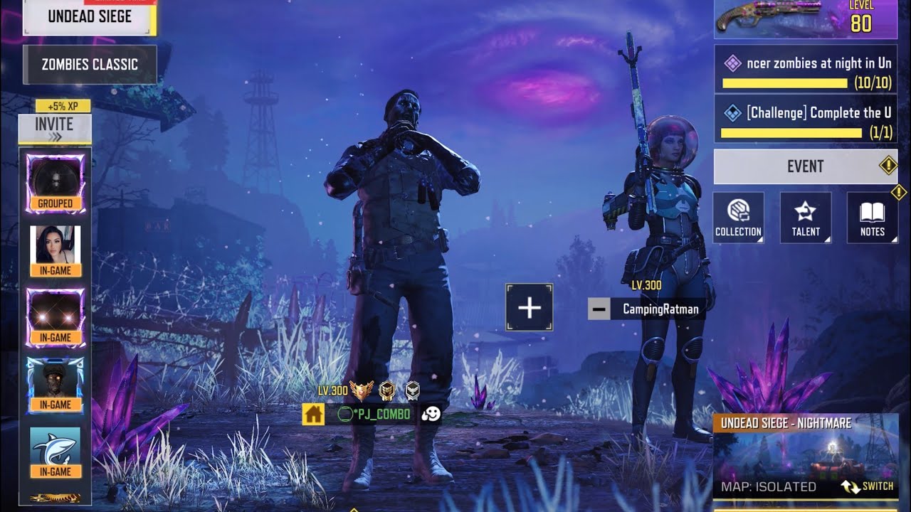 The Resurrection of Undead Siege | NIGHTMARE MODE | Call of Duty ...