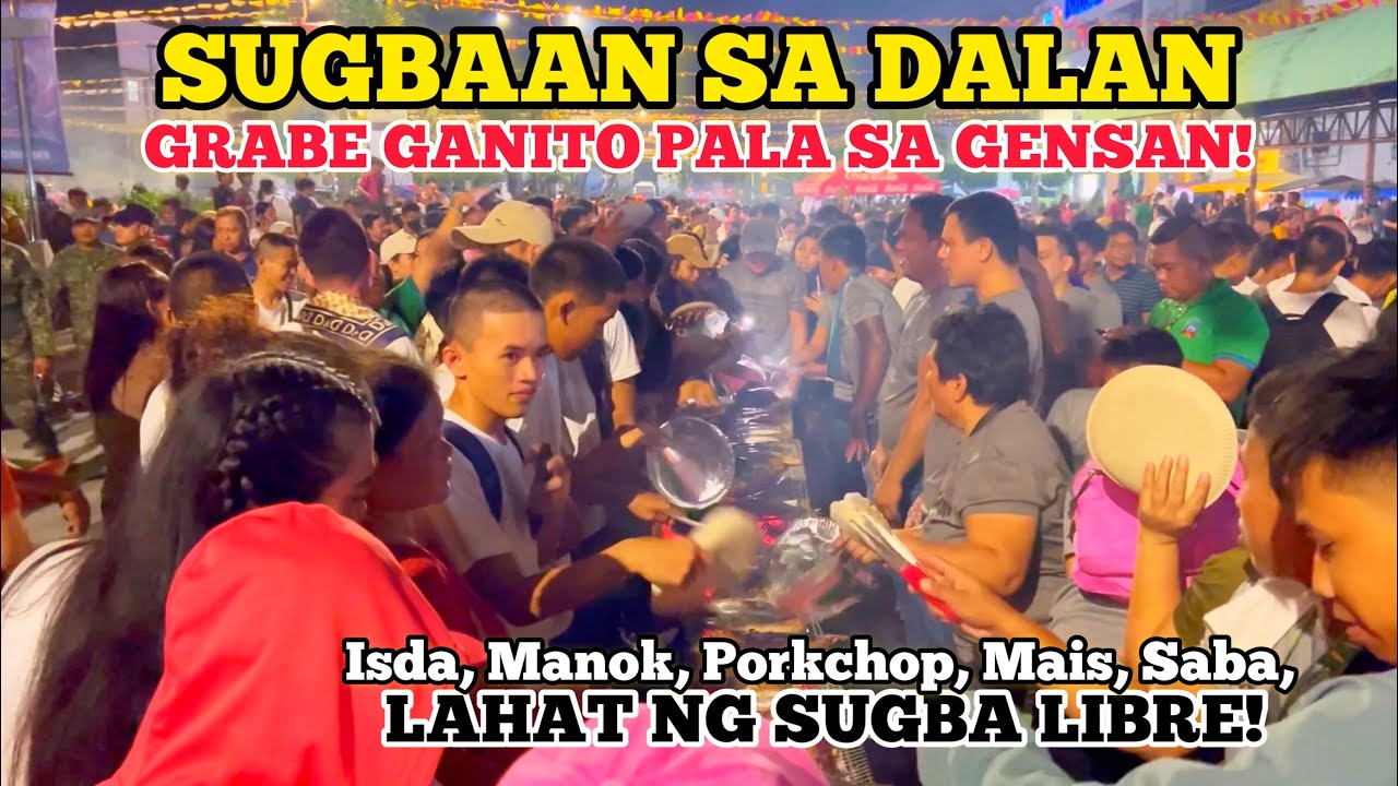 GRABE! GANITO PALA ANG SUGBAAN SA DALAN DITO SA GENSAN! - YouTube