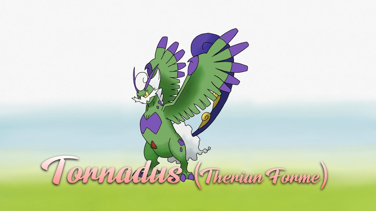 Tornadus (Therian Forme) Sketch - YouTube