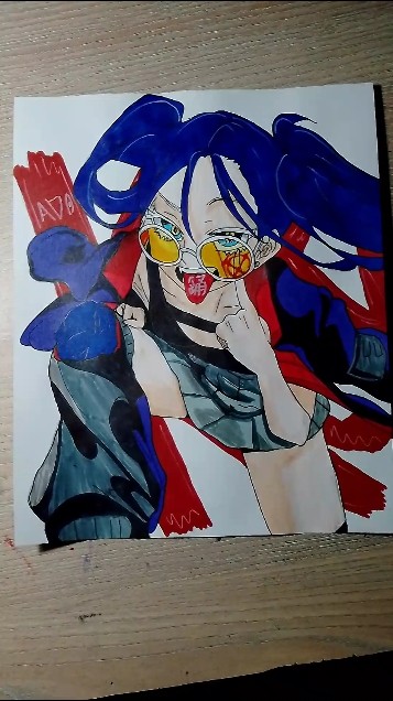 Ado art, Odori-chan, "Odo" [踊] song fanart Ado #ado #adoart #odo #踊 ...