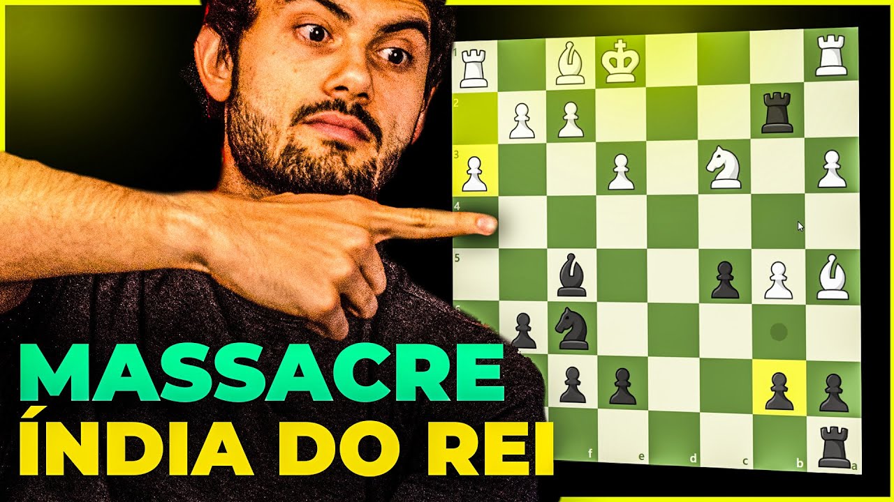 Isso foi espetacular!!!! Defesa Índia do Rei | Desafio Rapidchess Bobby ...