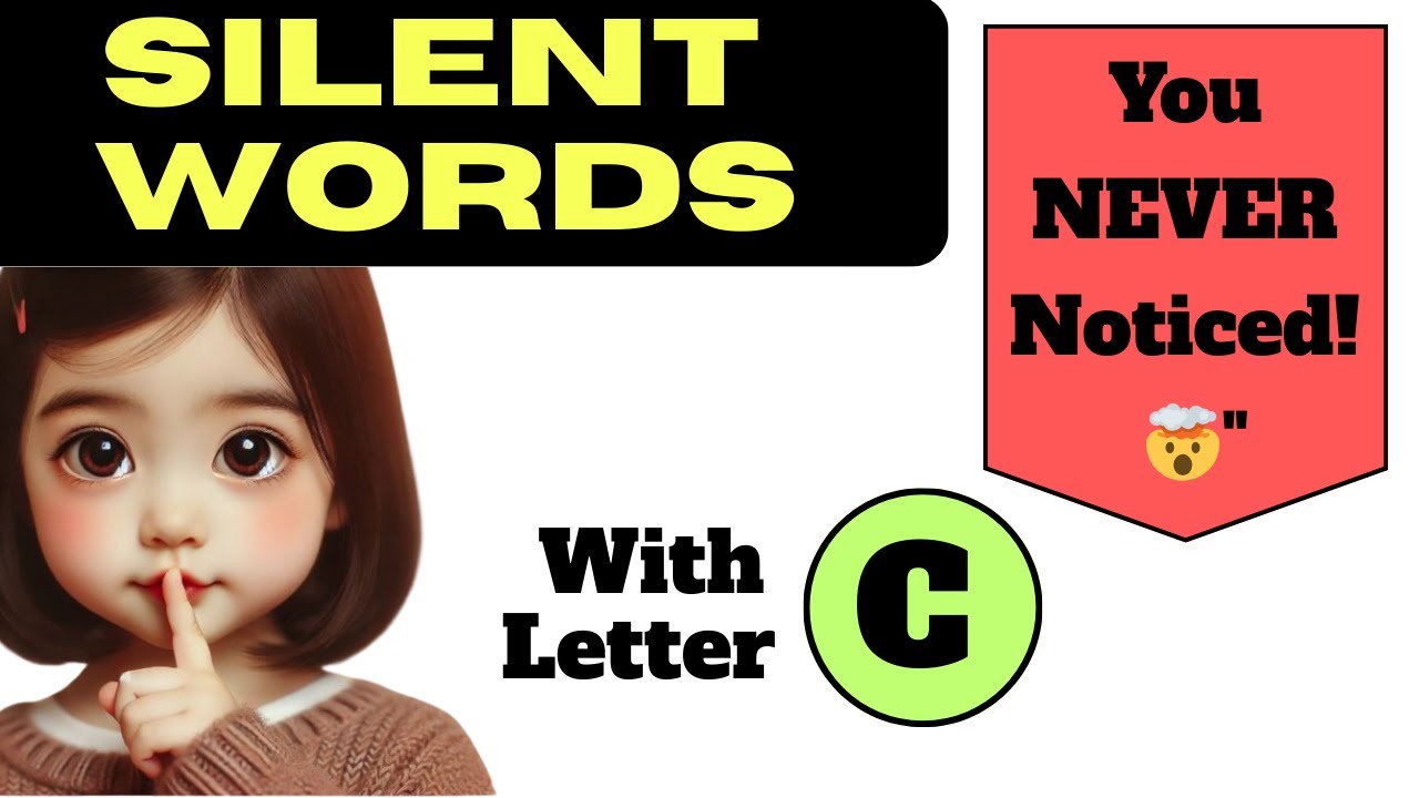 🔇 Words with Silent Letter 'C' | English Pronunciation Tips | Learn ...