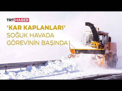 'Kar Kaplanları' soğuk havada görevinin başında