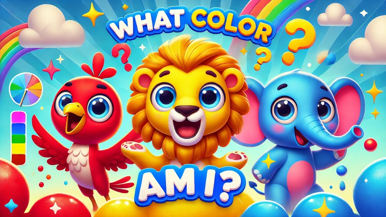 Color Safari! 🦁 Learn Colors with Cute Animals - YouTube