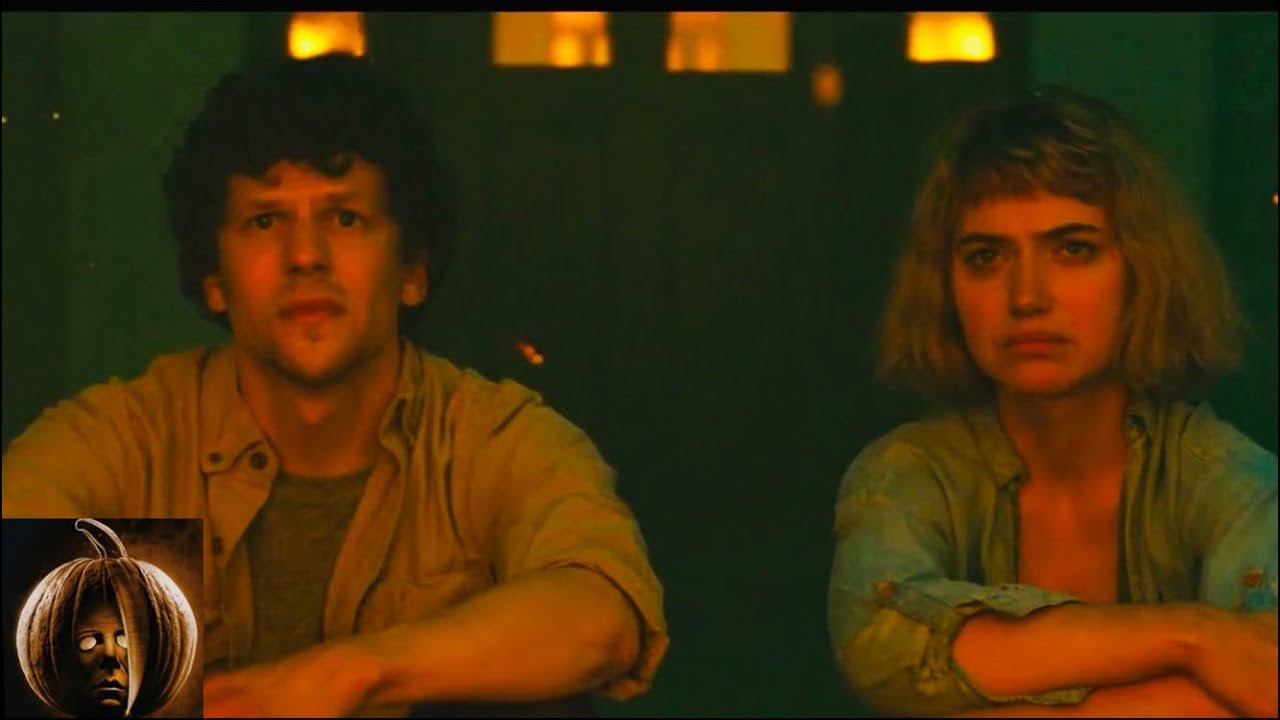 Vivarium Fire / Smoke Signal Scene (2020 Movie) Jesse Einsberg, Imogen ...