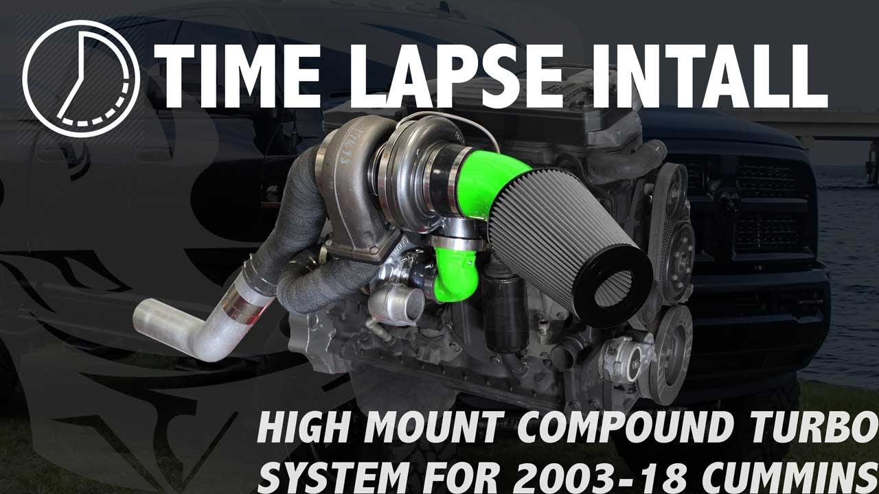 Time Lapse Install - Pusher High Mount Compound Turbo System, 2003-2016 ...