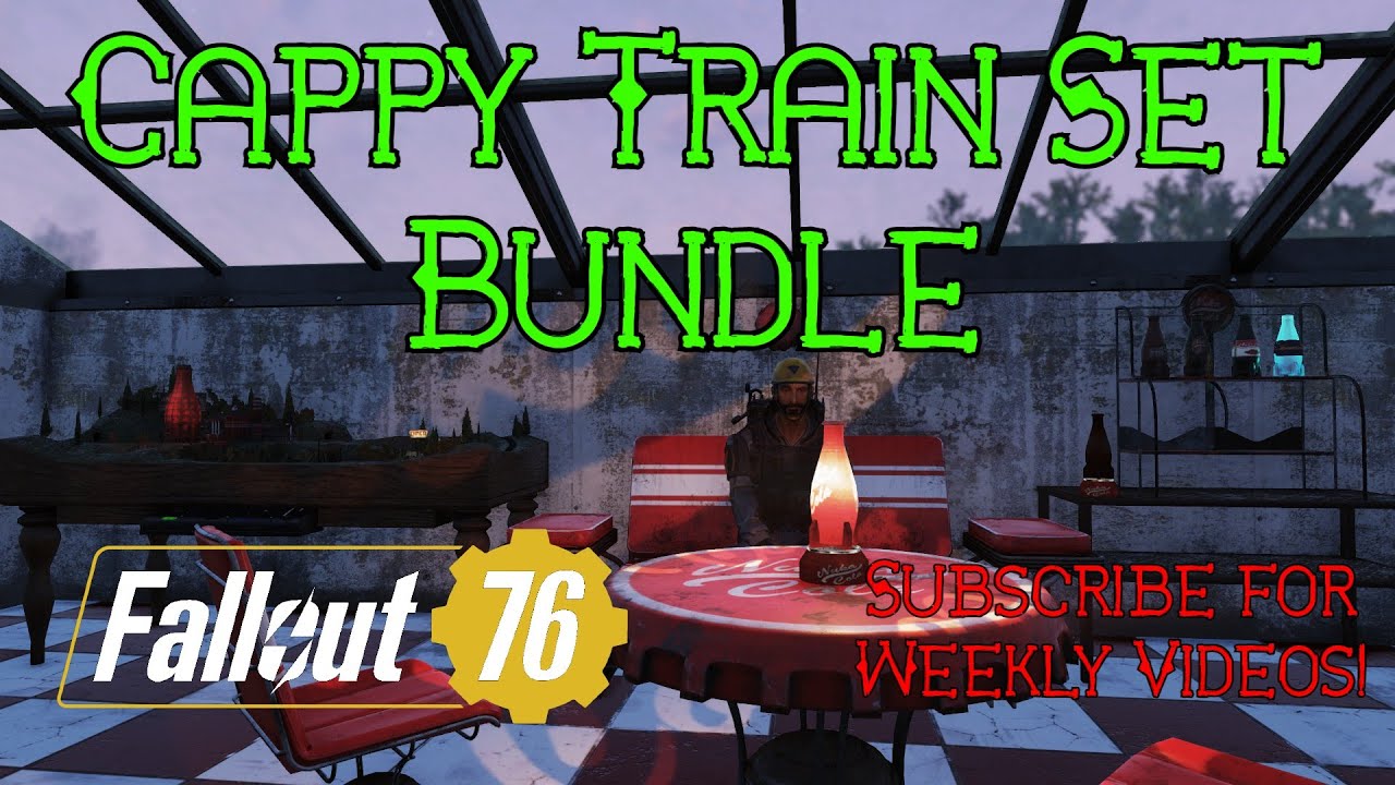 Fallout 76 Atomic Shop: Cappy Train Set Bundle - YouTube