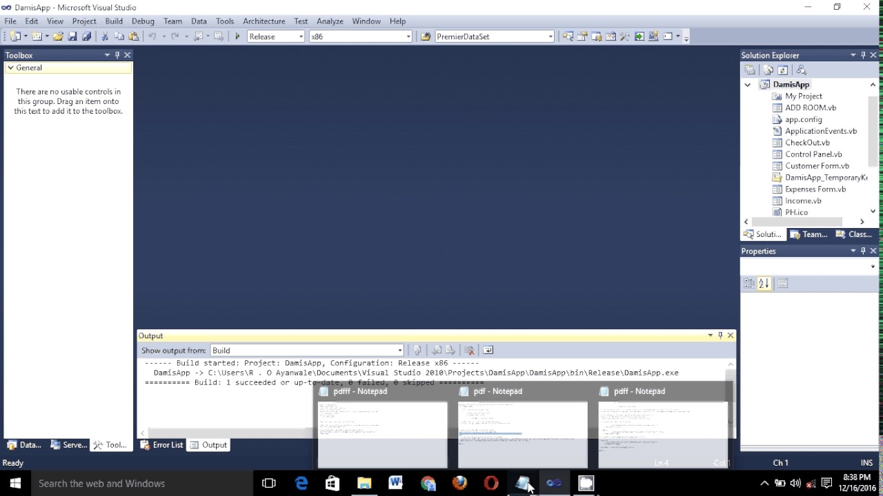 How to deploy VB application with database - YouTube