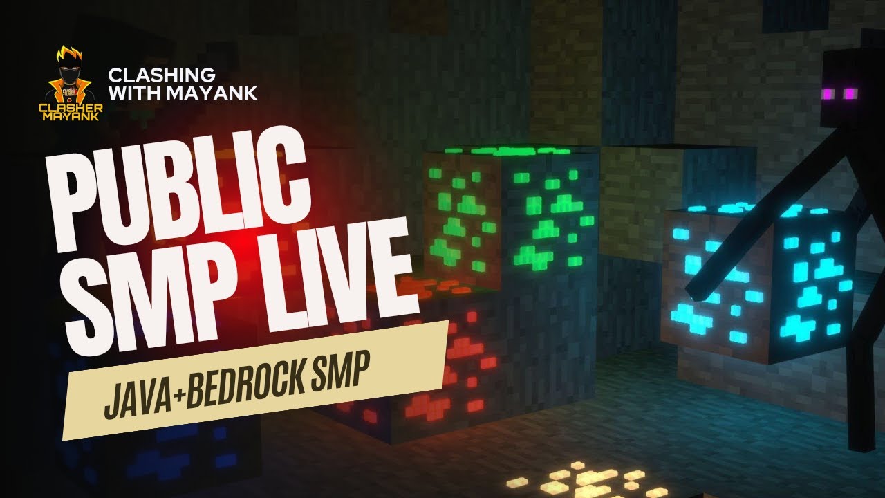 MINECRAFT LIVE | PUBLIC SMP LIVE JAVA + BEDROCK | LIFESTEAL SMP | # ...