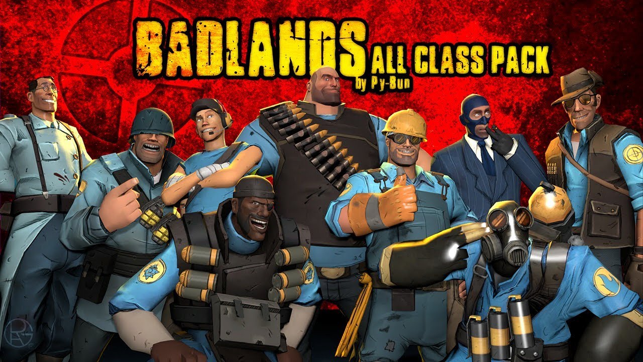 [TF2 Mod] Borderlands-inspired Texture Pack for the 9 Classes - YouTube