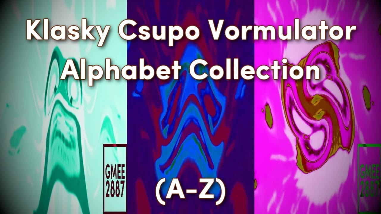 Klasky Csupo Vormulator Alphabet Collection (A-Z) (My Version) - YouTube